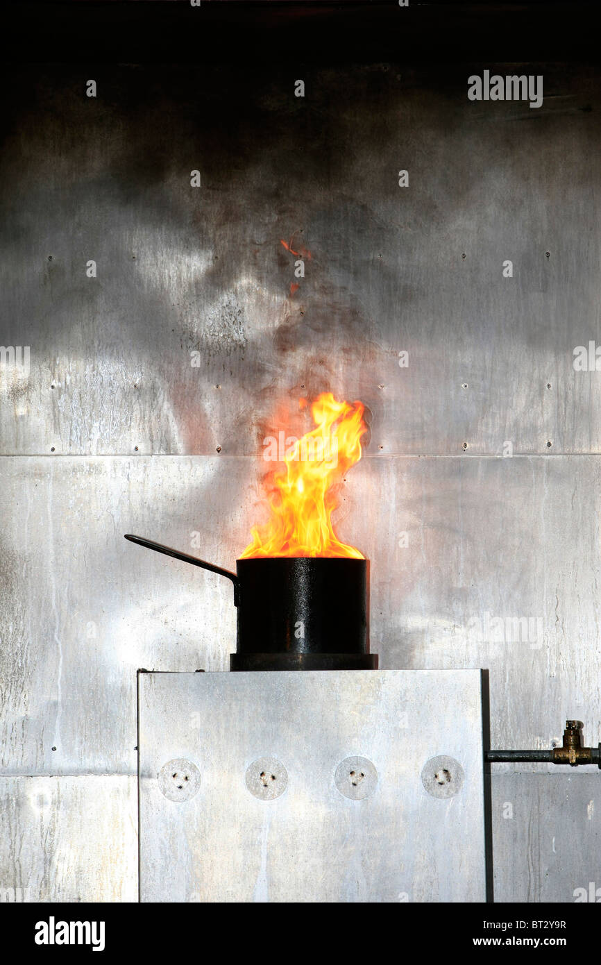 Chip Pan Fire High Resolution Stock Photography and Images - Alamy