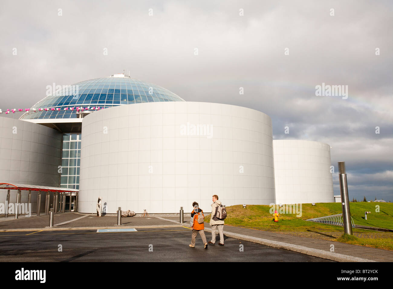 The Perlan building in Reykjavik, Icleand was designed around 5 huge ...