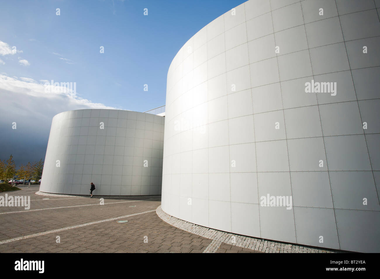 The Perlan building in Reykjavik, Icleand was designed around 5 huge ...