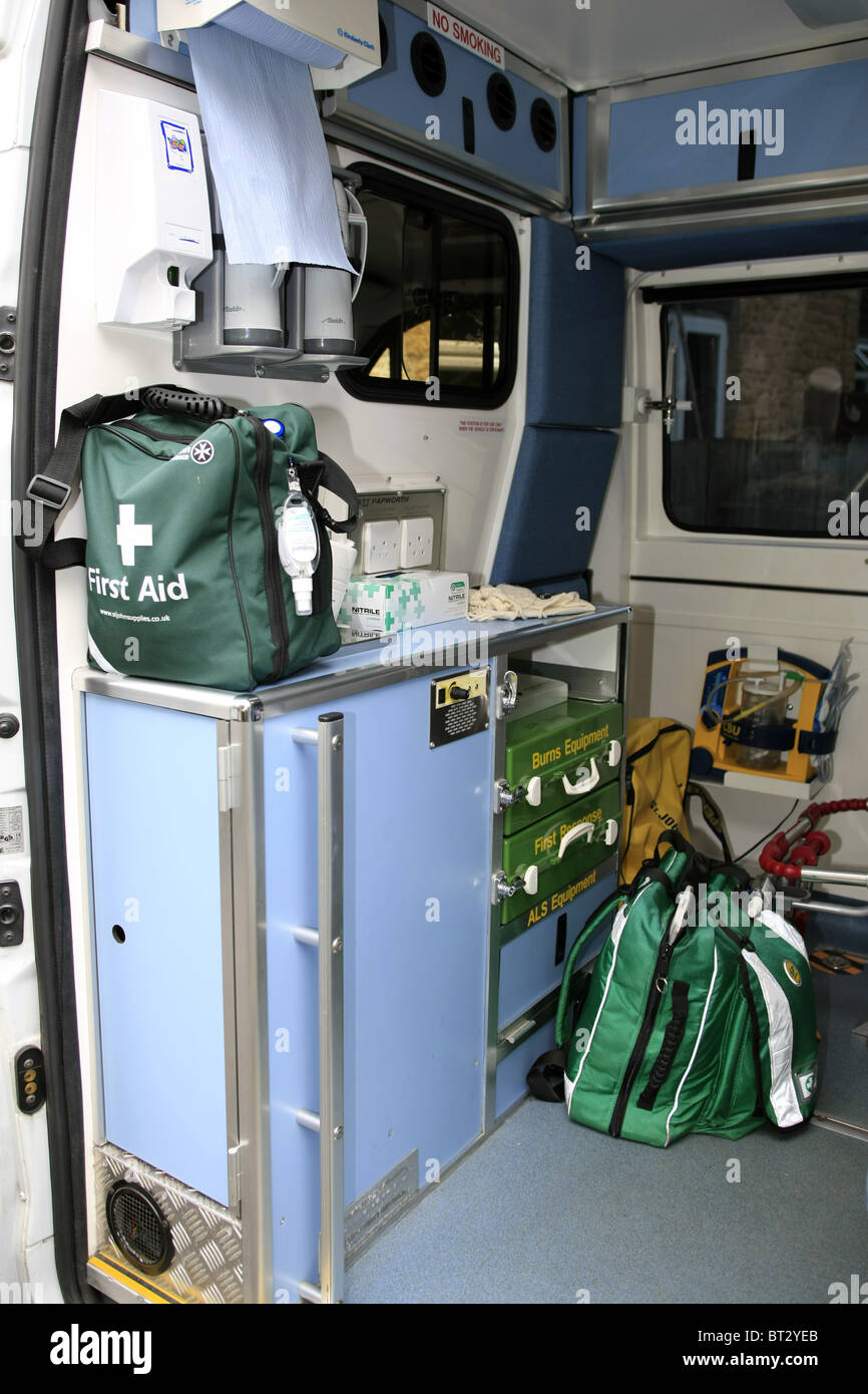 Inside an ambulance hi-res stock photography and images - Alamy