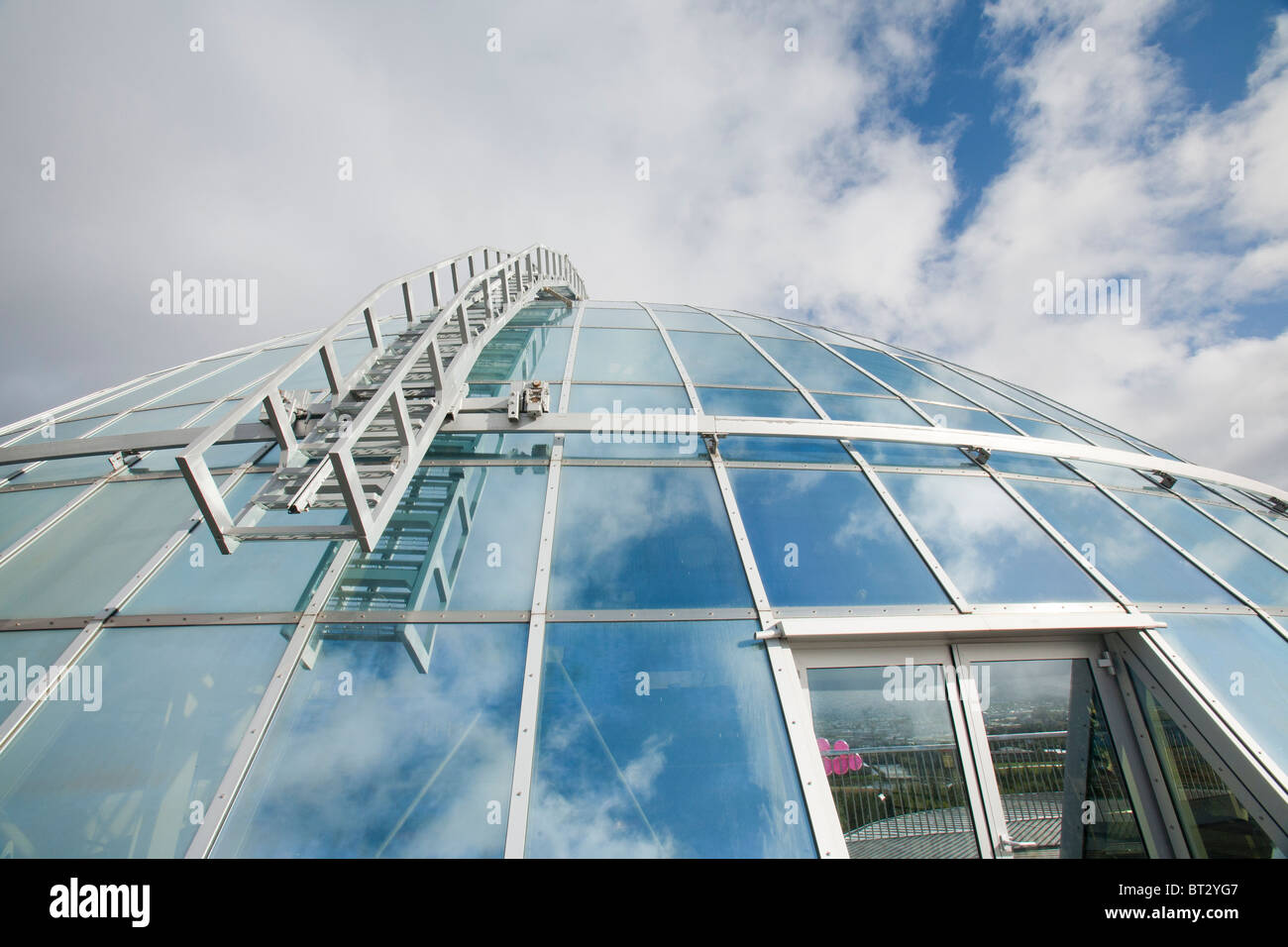 The Perlan building in Reykjavik, Icleand was designed around 5 huge ...