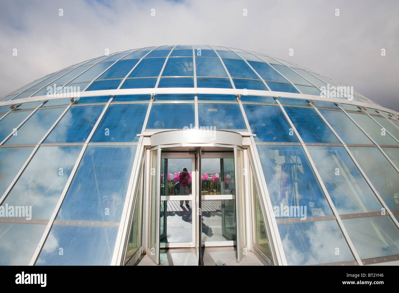 The Perlan building in Reykjavik, Icleand was designed around 5 huge ...