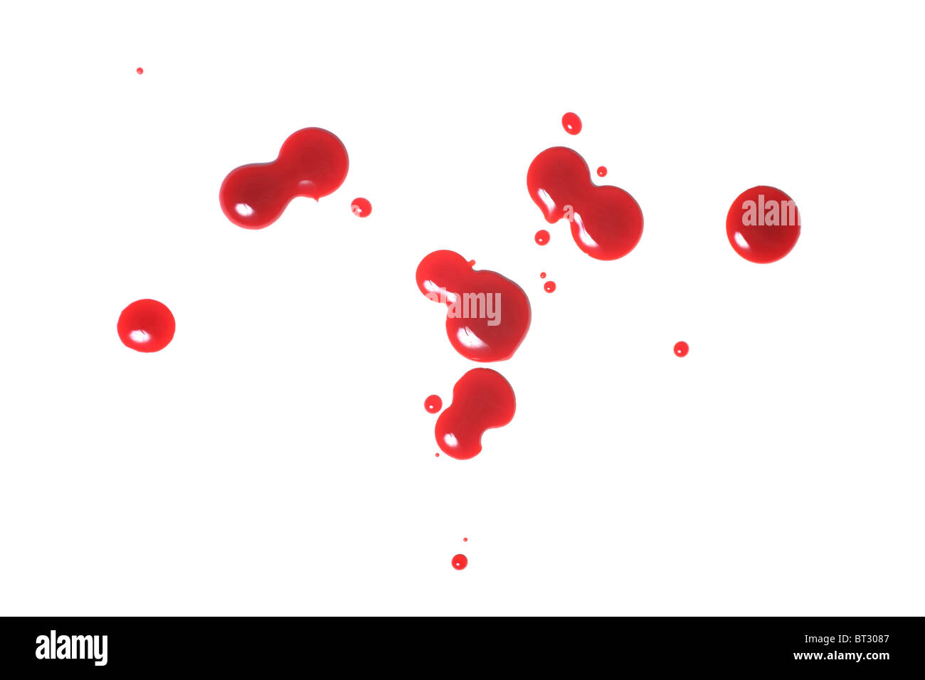 Close up blood on Cut Out Stock Images & Pictures - Alamy