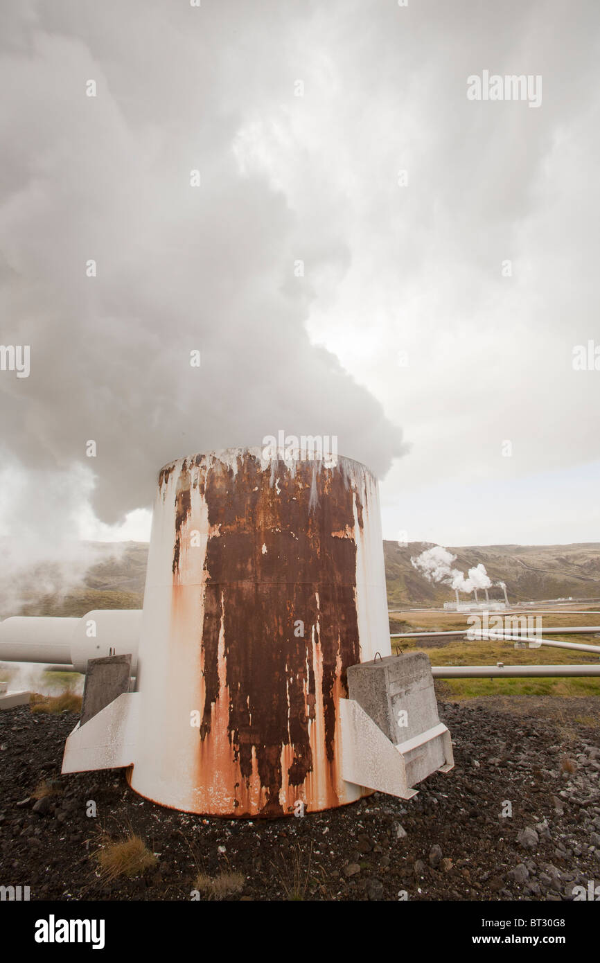 Hellisheidi geothermal power station in Hengill, Iceland is the worlds ...