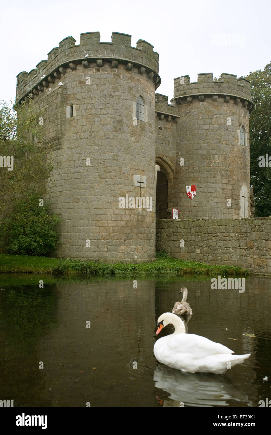 England Shropshire Whittington castle Stock Photo - Alamy