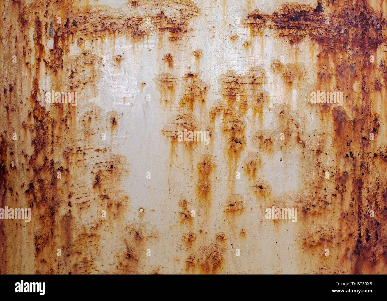 The rough red rusty old metal wall surface Stock Photo - Alamy