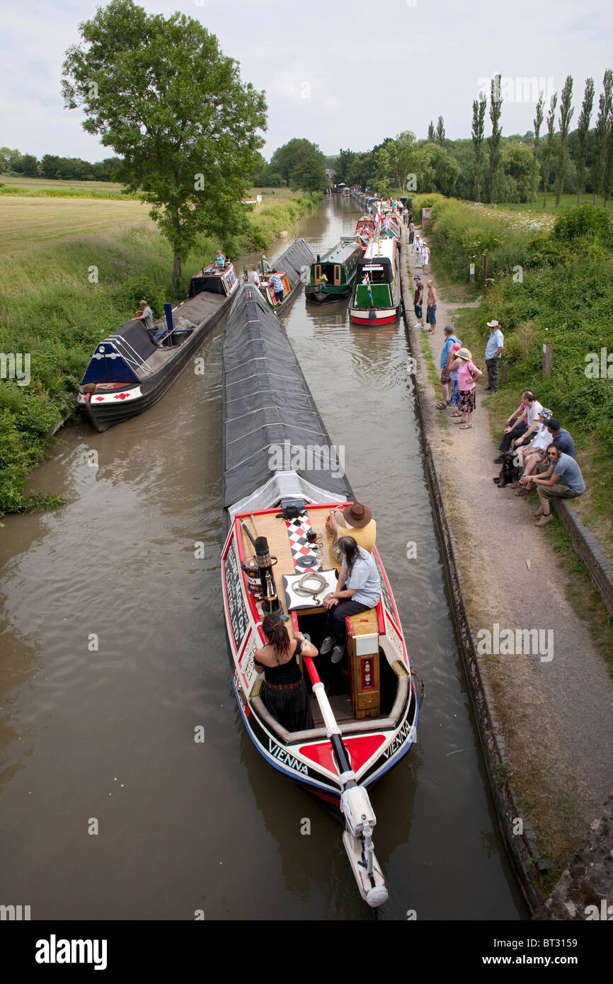 Traditional narrowboat historic narrowboat owners club hi-res stock ...