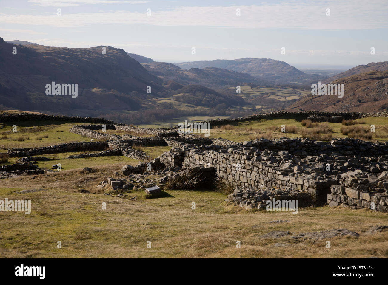 Boot United Kingdom England GB Hardknott Roman Fort, hardknott Pass ...