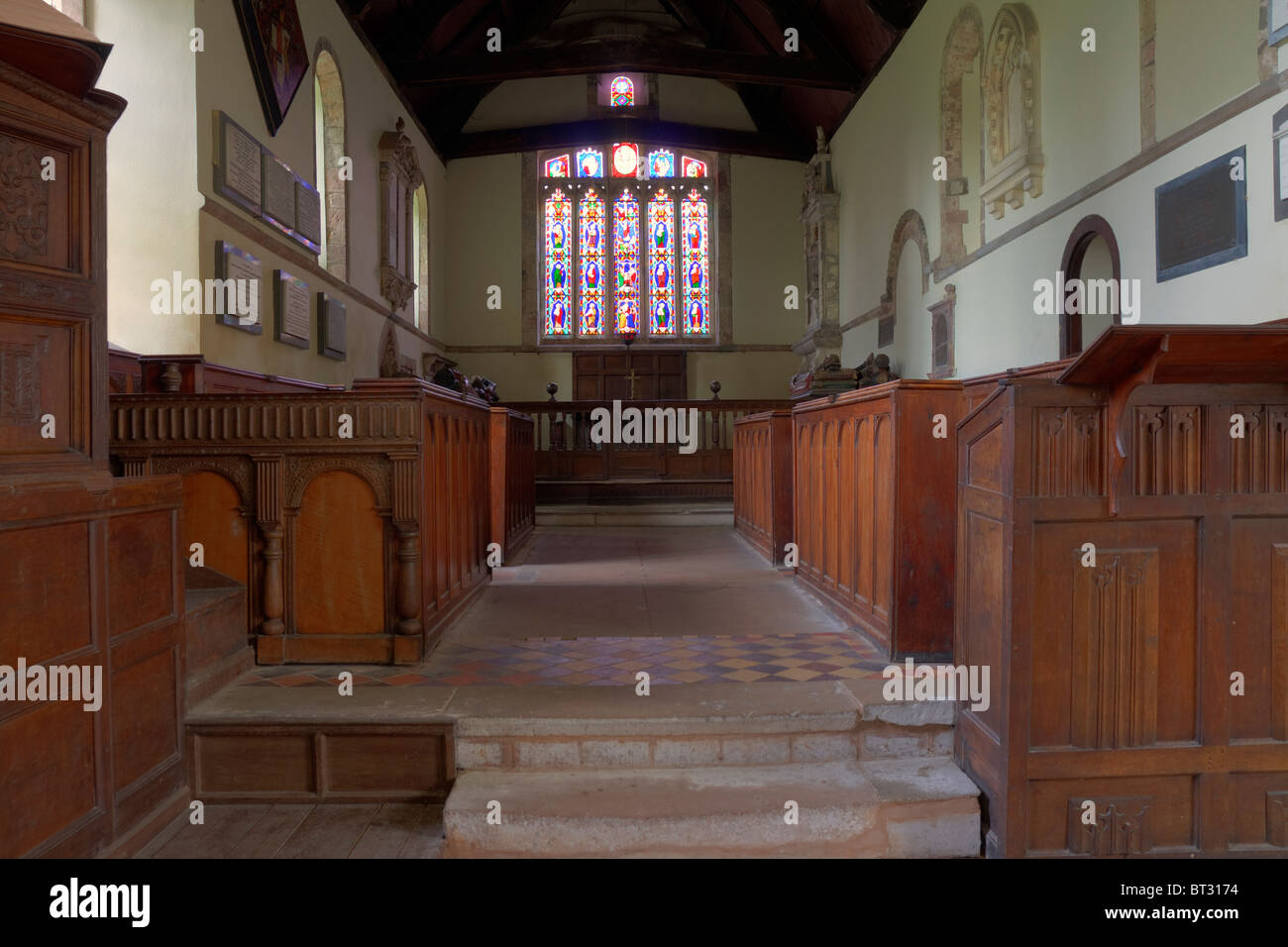 St Andrews church in Wroxeter Stock Photo - Alamy