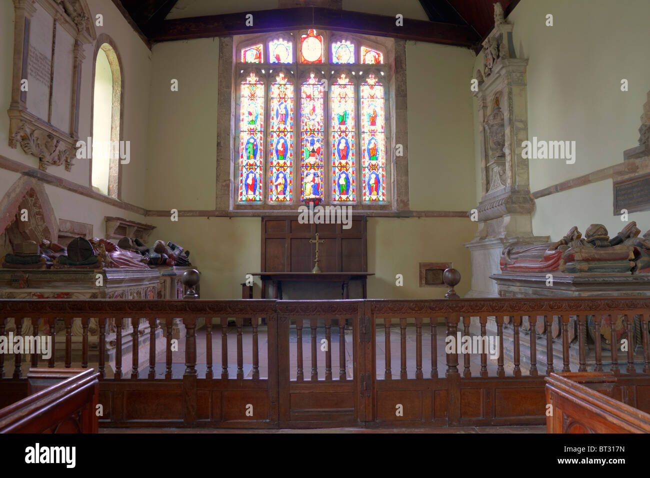 St Andrews church in Wroxeter Stock Photo - Alamy