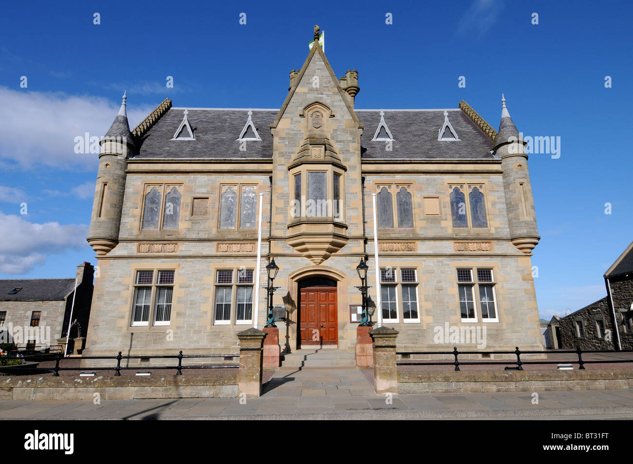 Lerwick Town Hall Shetland Scotland Stock Photo - Alamy