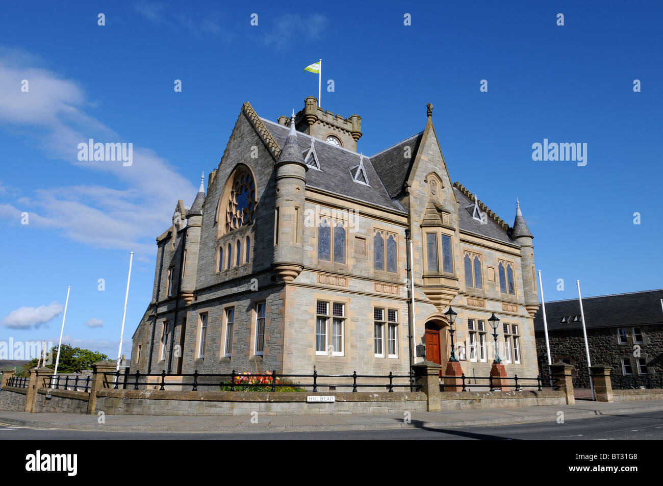 Lerwick town hall shetland hi-res stock photography and images - Alamy