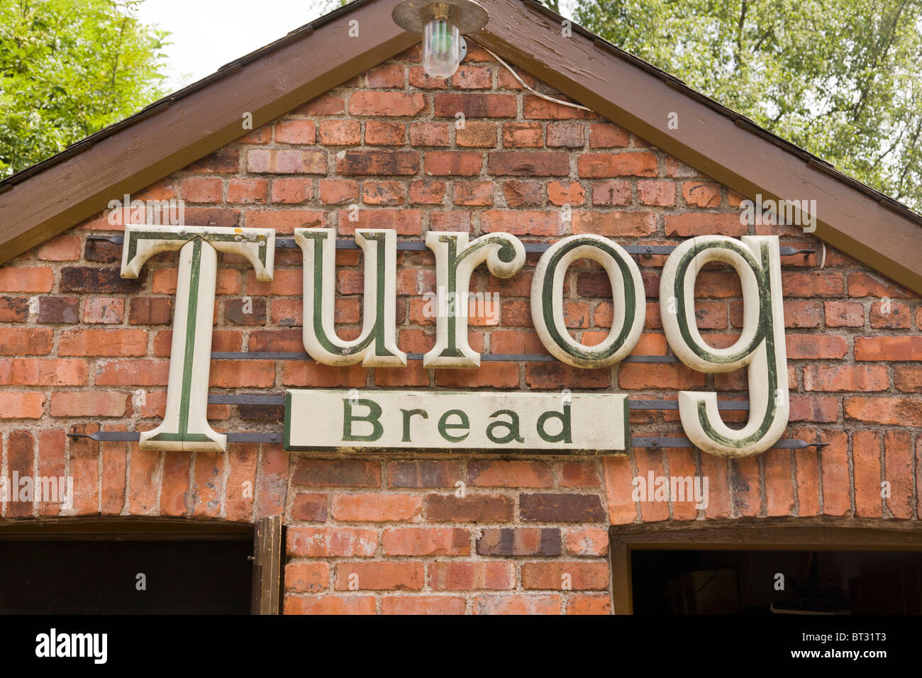 St Fagans Museum of Historical Buildings, Wales. Bakery Turog Bread ...