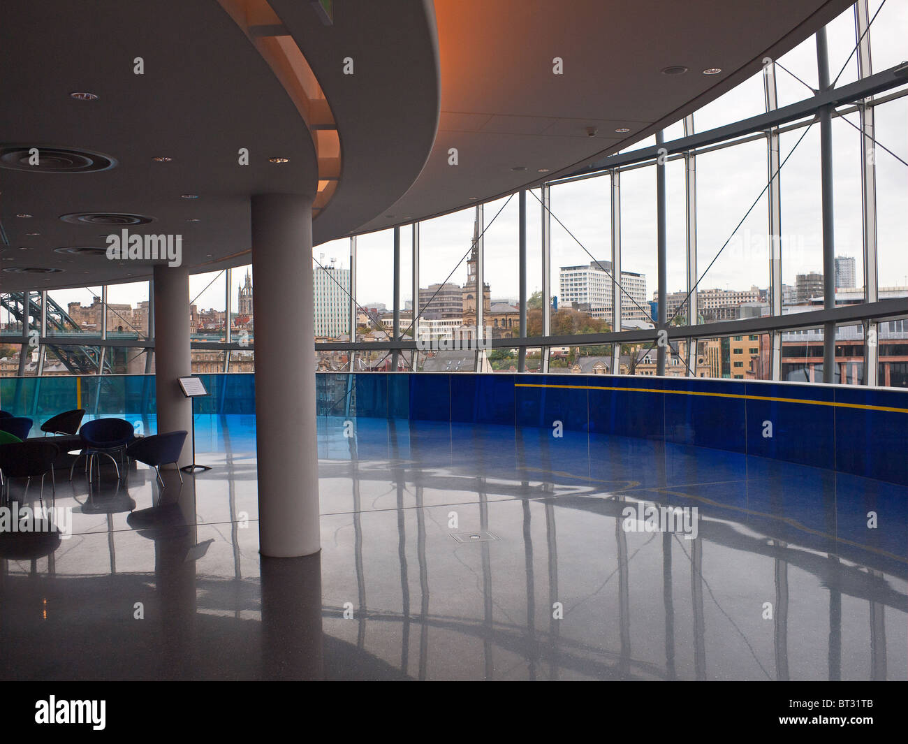 The main foyer at the Sage Concert Hall Gateshead Stock Photo - Alamy