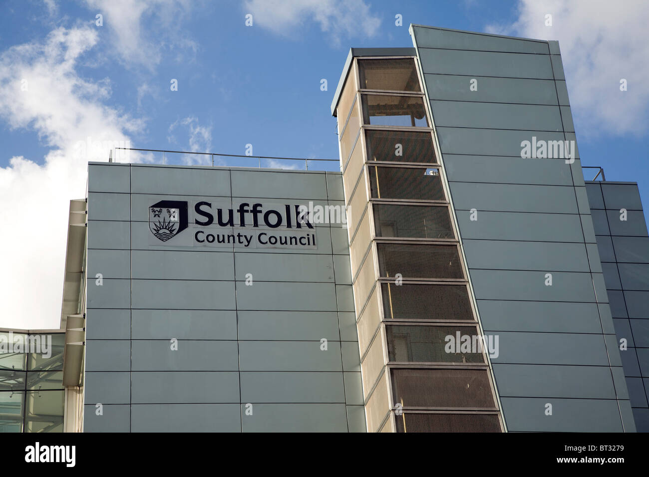 Endeavour House Suffolk County Council offices in central Ipswich ...