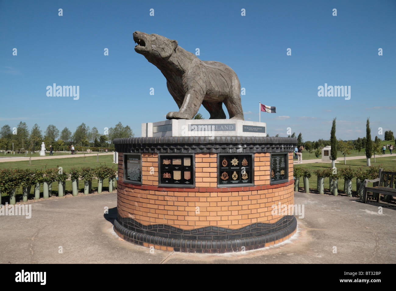 The Polar Bear Association Memorial at the National Memorial Arboretum ...
