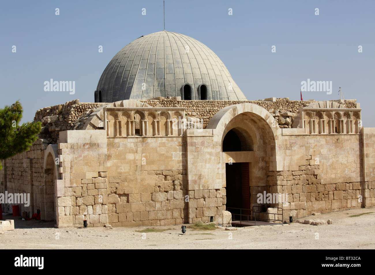 Umayyad palace at Amman Citadel, Amman, Jordan Stock Photo - Alamy