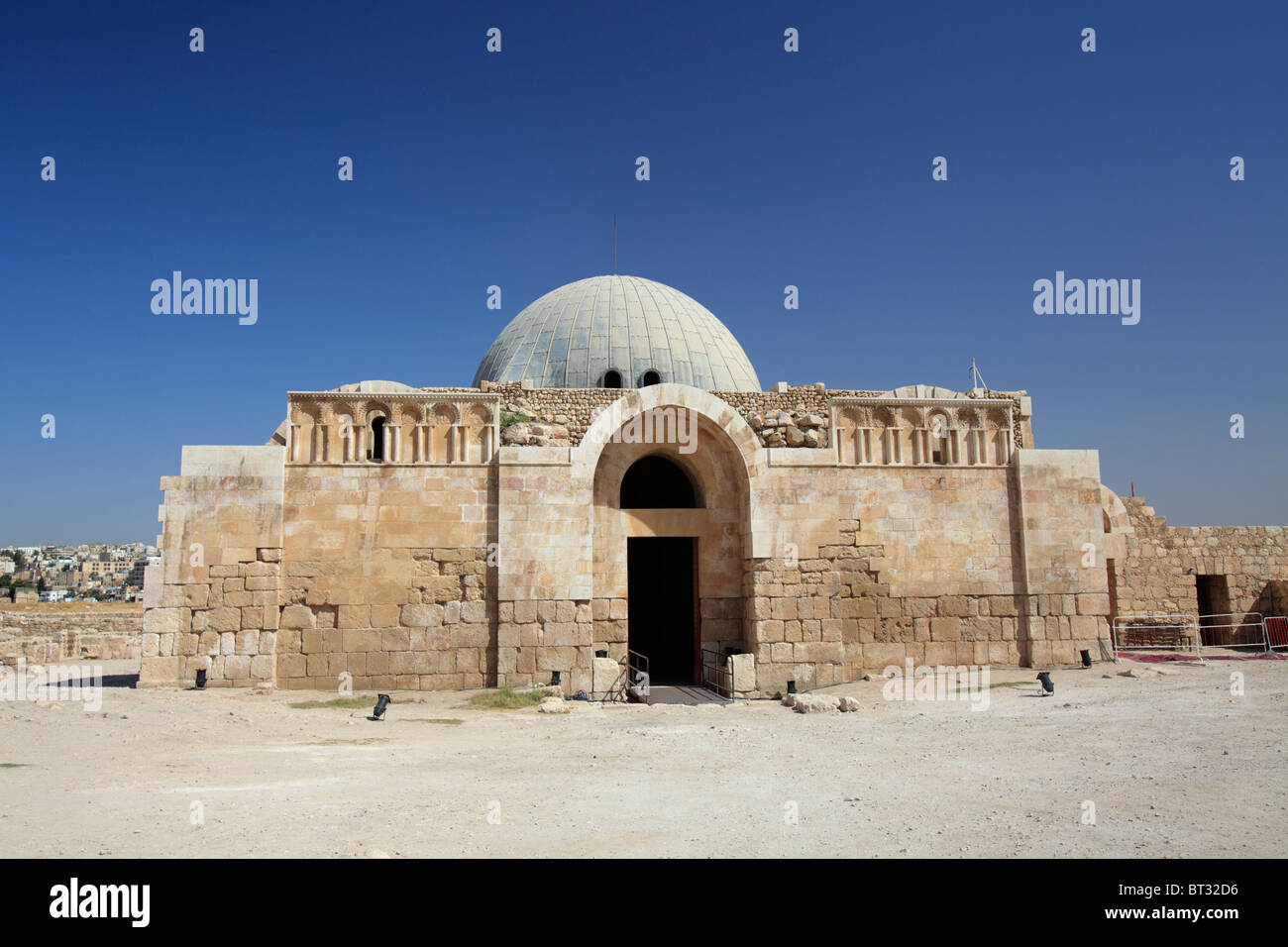 Umayyad palace at Amman Citadel, Amman, Jordan Stock Photo - Alamy