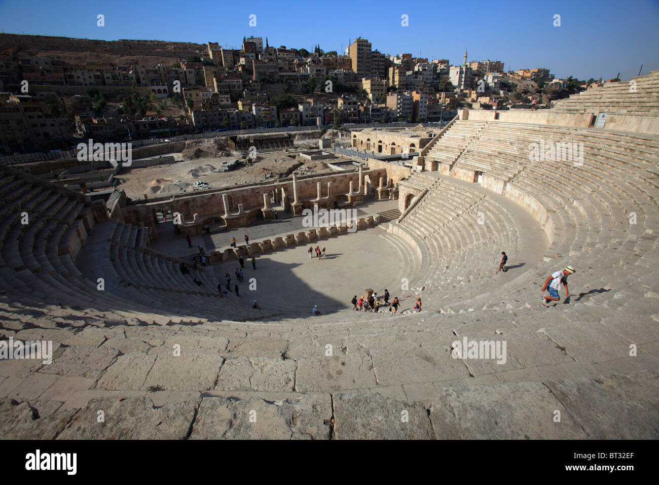 The Roman Theater in Amman, Jordan Stock Photo - Alamy
