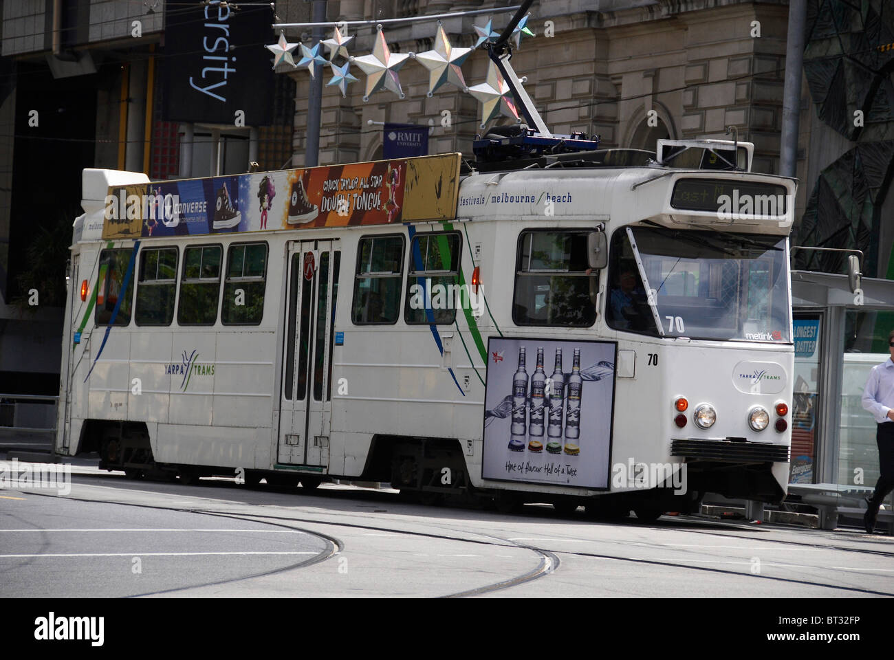 Melbourne tram routes go to or from the city and also feature Melbourne ...
