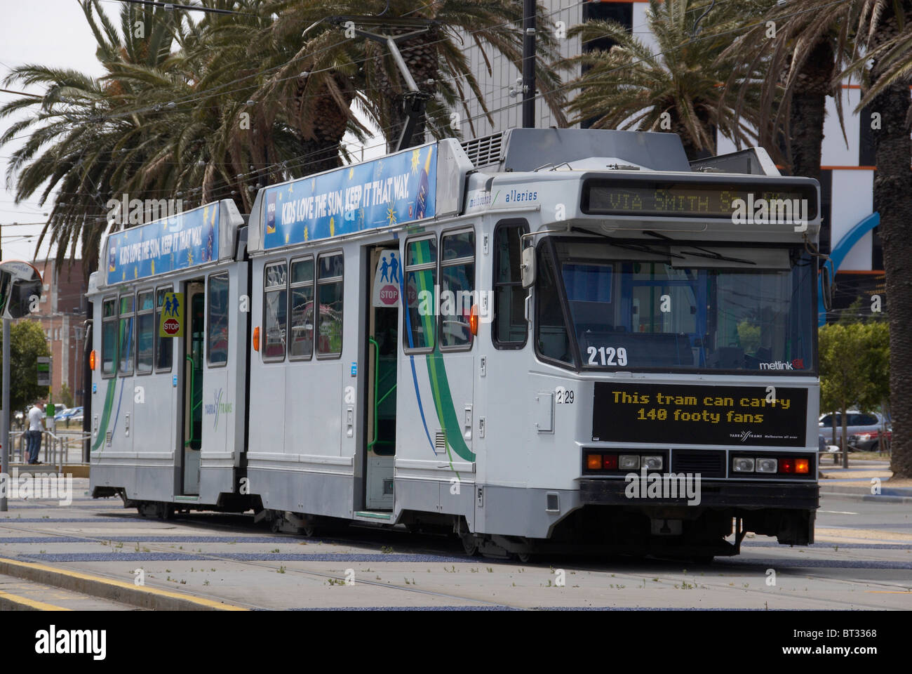 Melbourne tram routes go to or from the city and also feature Melbourne ...