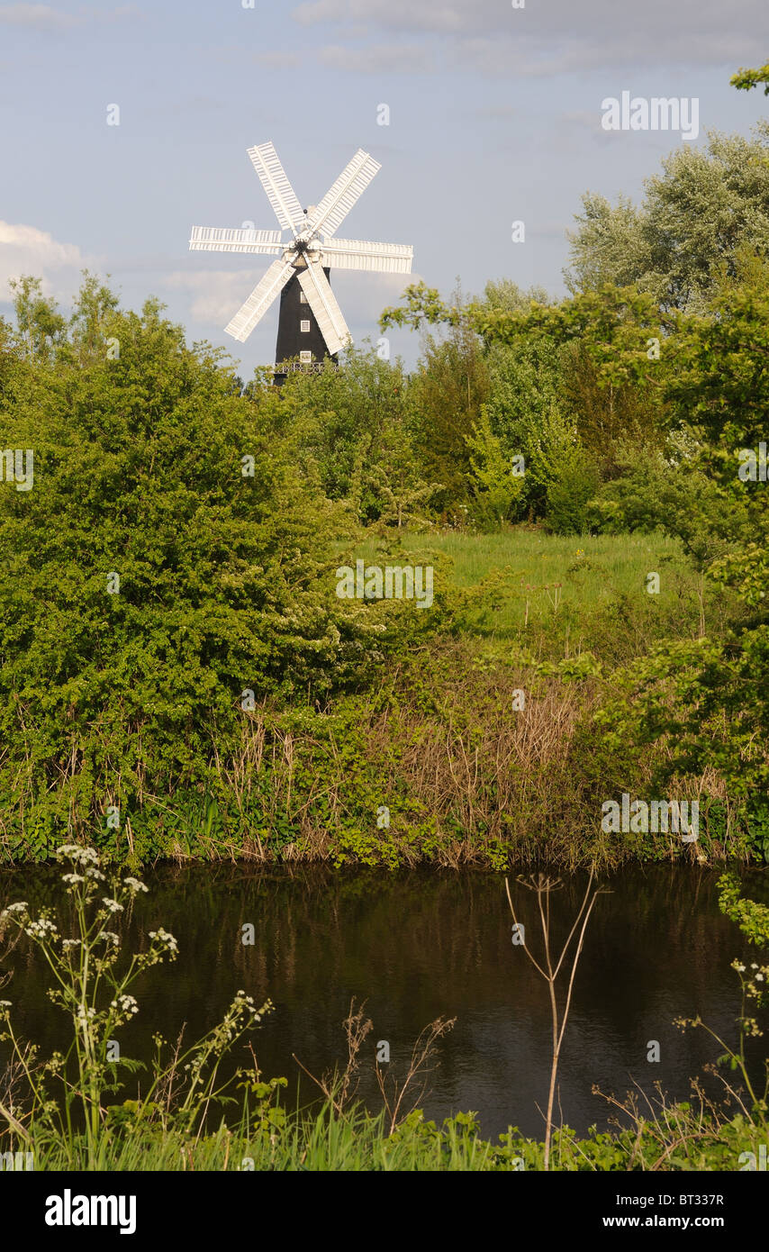 Six sailed stone tower windmill hi-res stock photography and images - Alamy
