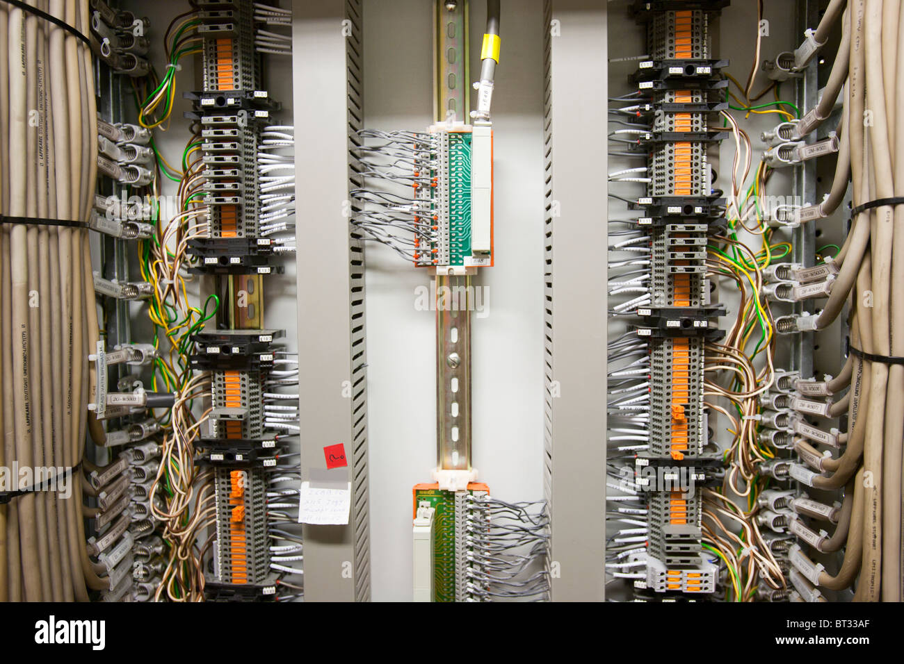 A control panel in Krafla geothermal power station, Iceland. 100% of ...