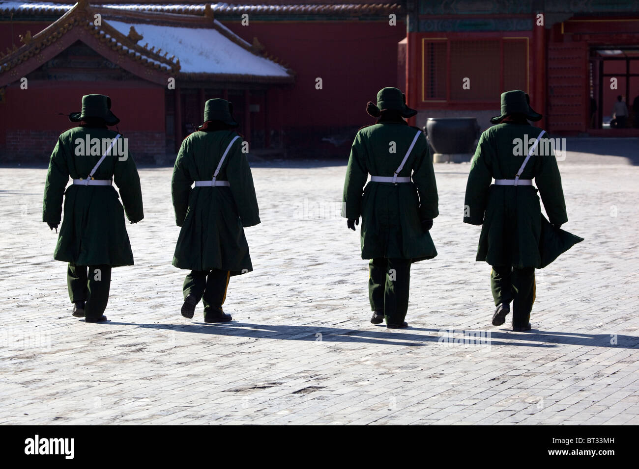 Guards at The Forbidden City Beijing China Stock Photo - Alamy