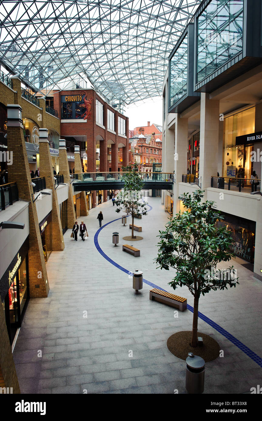 The award winning Victoria Square shopping centre in Belfast, Northern ...