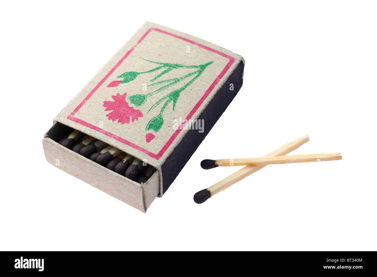 Red matches isolated on Cut Out Stock Images & Pictures - Alamy