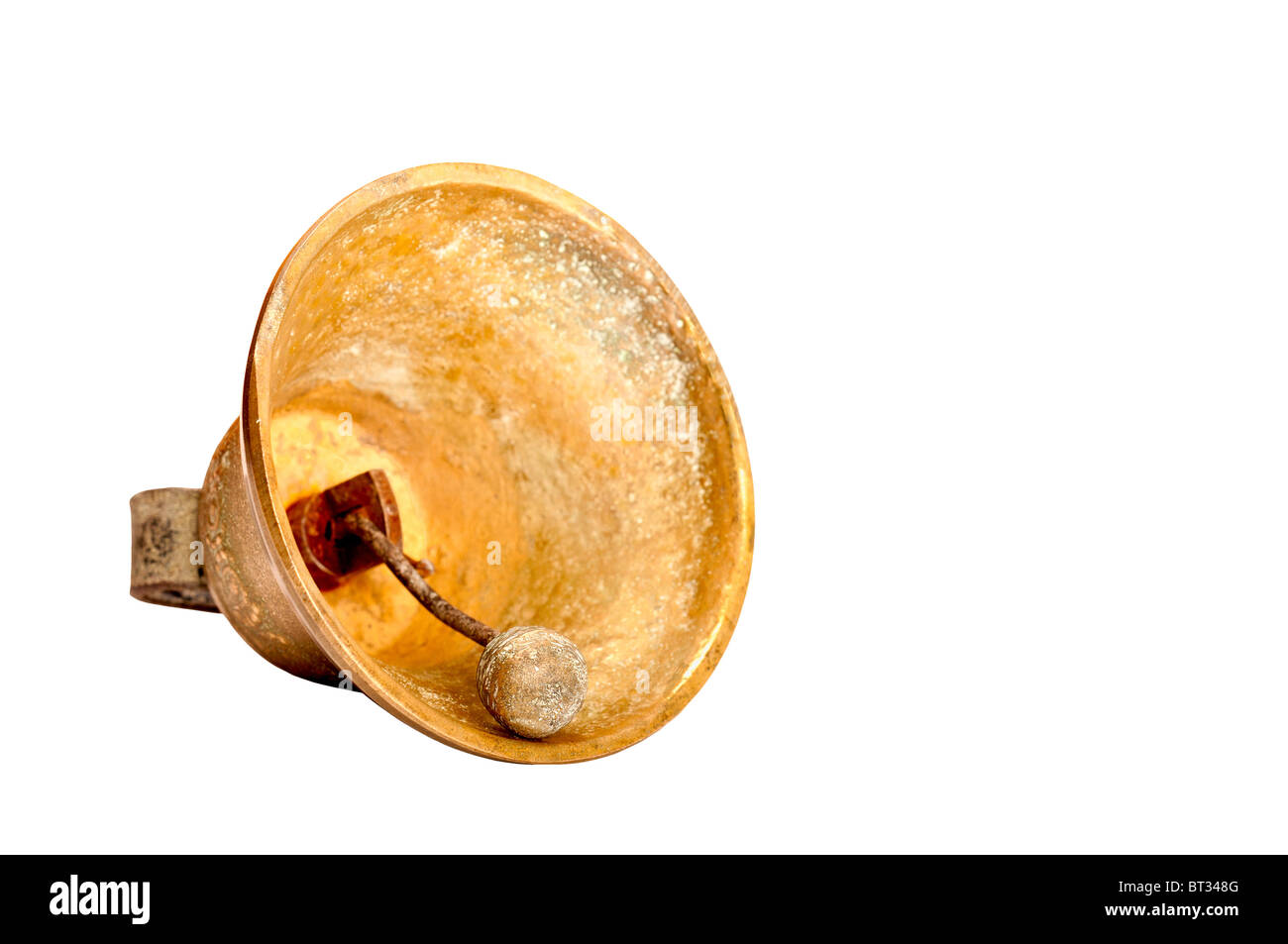 Brass Hand Bell Stock Photo - Alamy