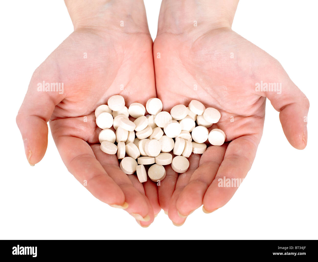 Handful of tablets hi-res stock photography and images - Alamy