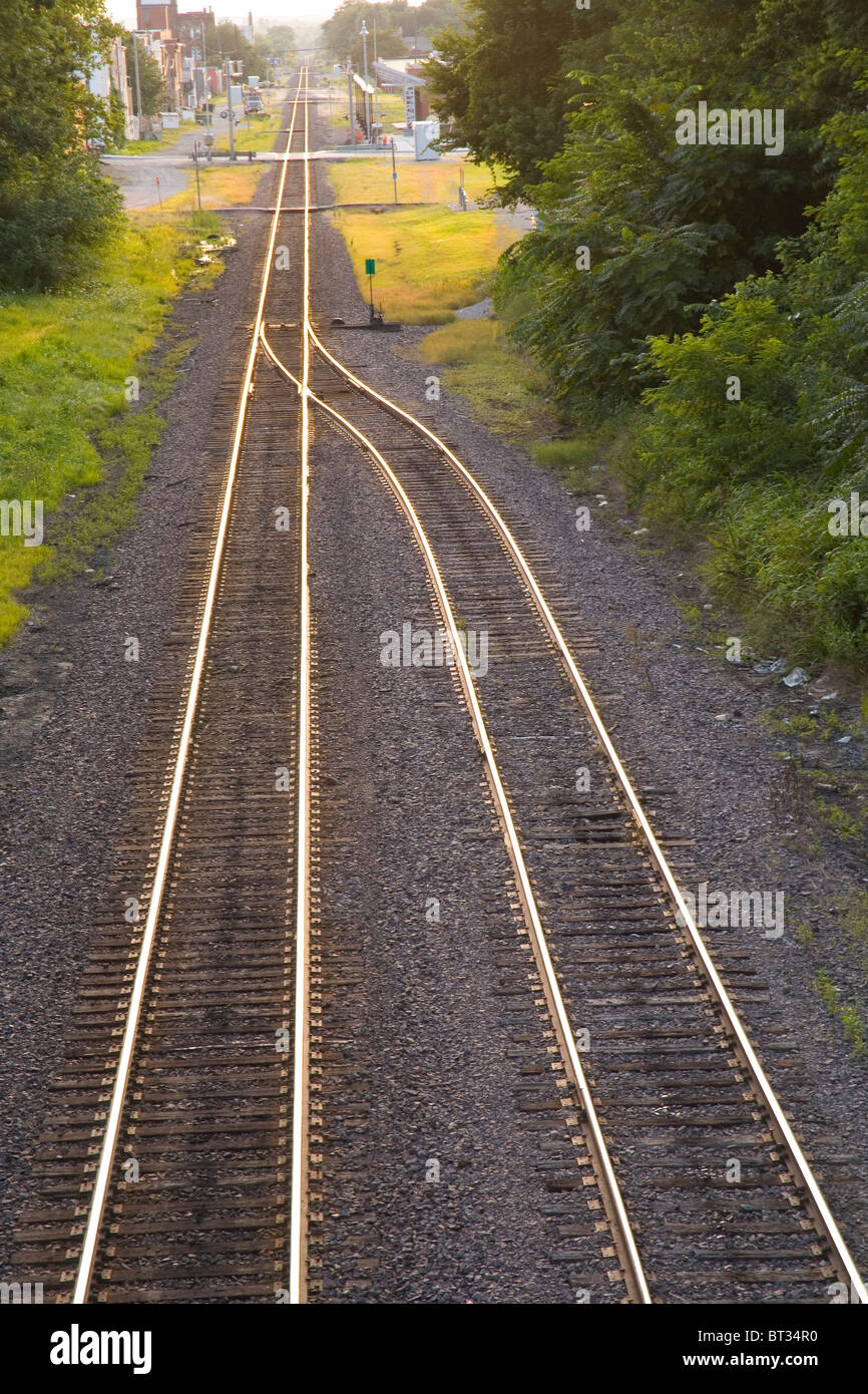 Mo train depot railroad track hi-res stock photography and images - Alamy