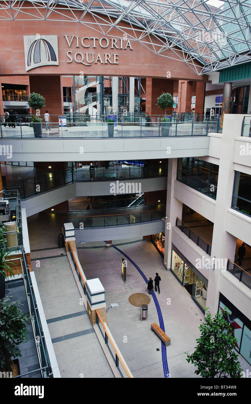 The award winning Victoria Square shopping centre in Belfast, Northern ...