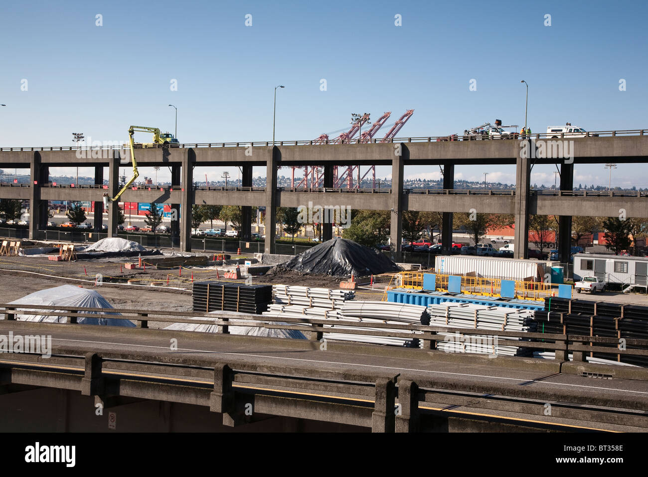 Alaskan way viaduct hi-res stock photography and images - Alamy