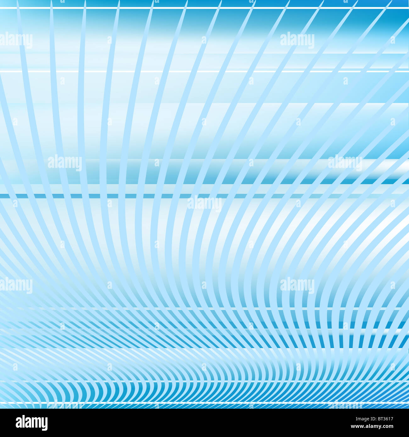 Abstract illustrated design of blue stripes Stock Photo - Alamy