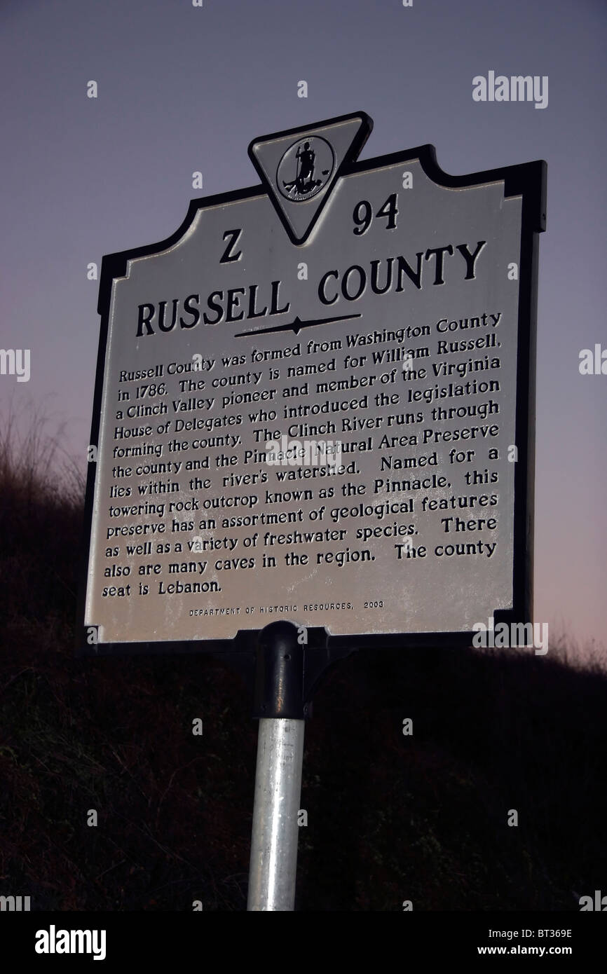 Z94 Russell County Russell County was formed from Washington County in ...