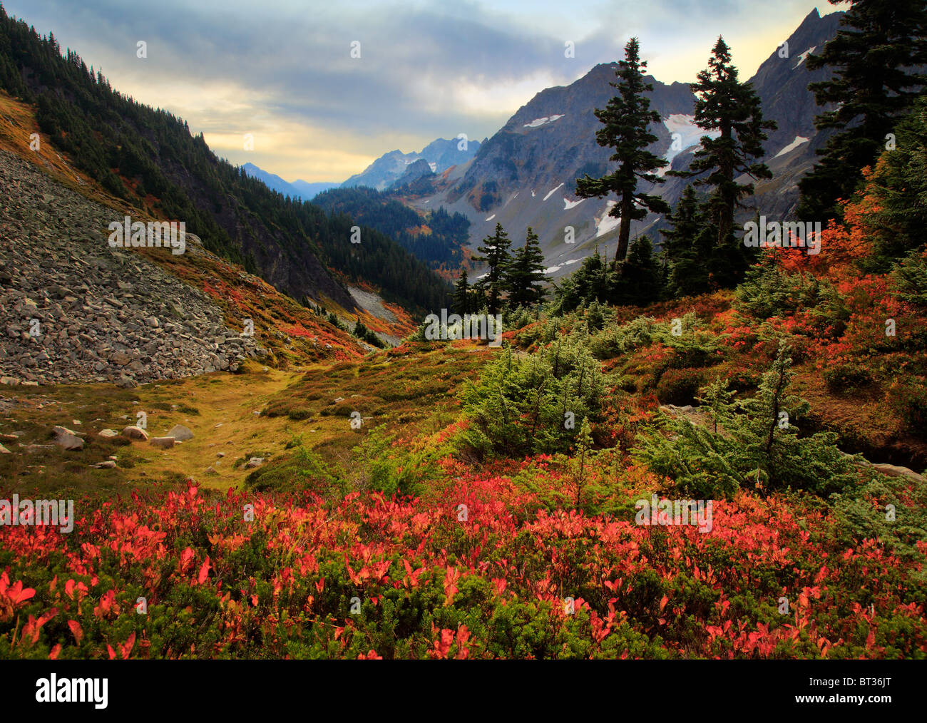 Cascade Pass mountain pass over the northern Cascade Range, in North ...