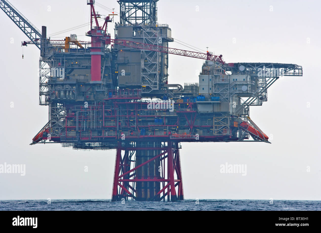 Oil rig Ringhorne. Esso, Exxon. North Sea, Norway Stock Photo - Alamy