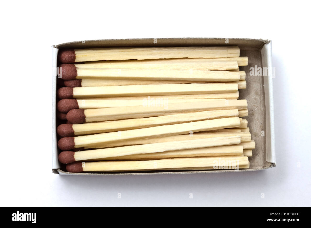 A box of matches isolated on white background Stock Photo - Alamy