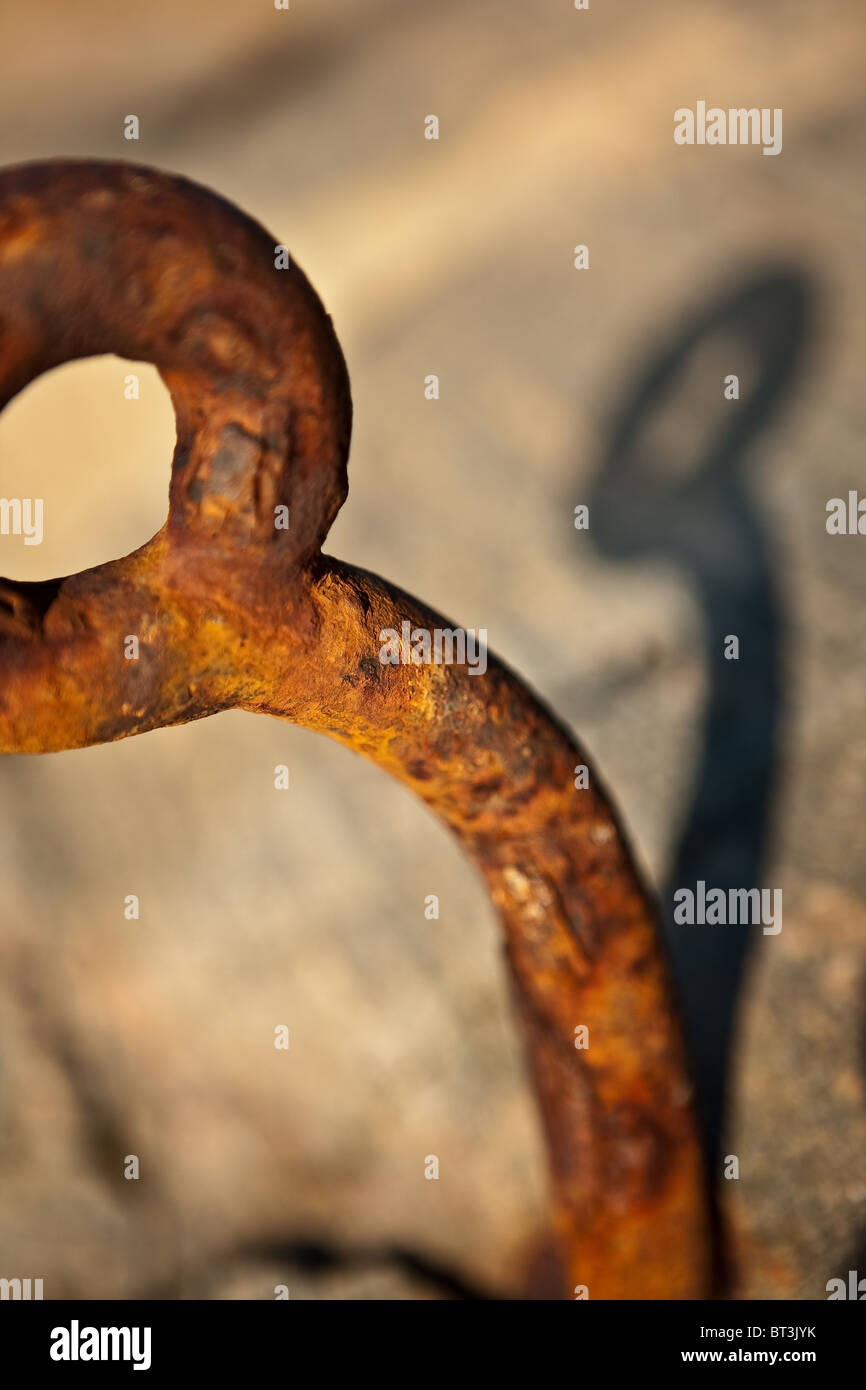 Bolts in granite seaside at Larkollen in Rygge, Norway Stock Photo - Alamy