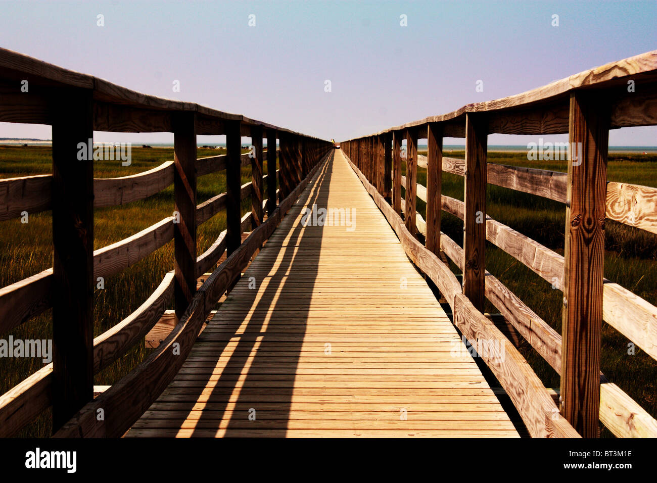 A boardwalk on Cape Cod Massachusetts Stock Photo - Alamy
