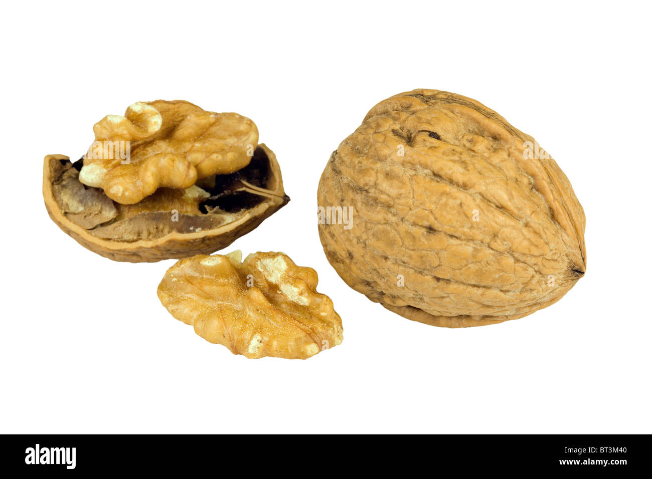 Walnuts out of their shells hi-res stock photography and images - Alamy