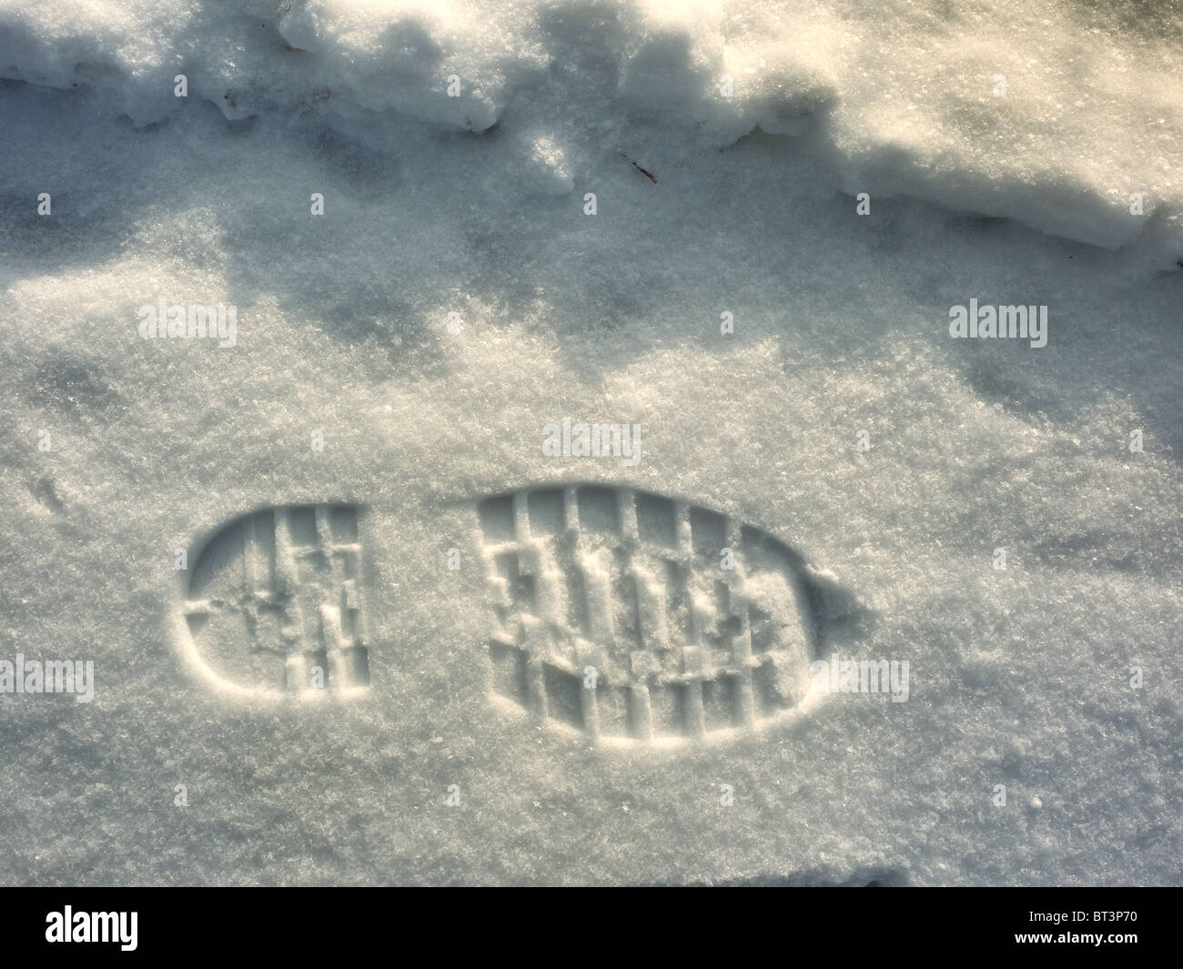 Frosty footprint hi-res stock photography and images - Alamy