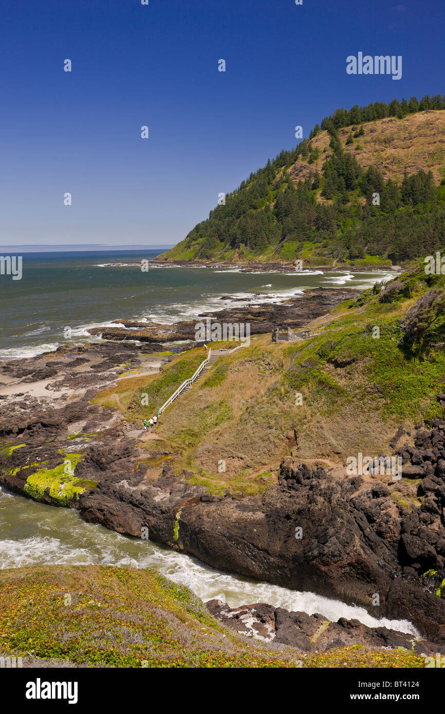 CAPE PERPETUA SCENIC AREA, OREGON, USA - Cook's Chasm, Central Oregon ...