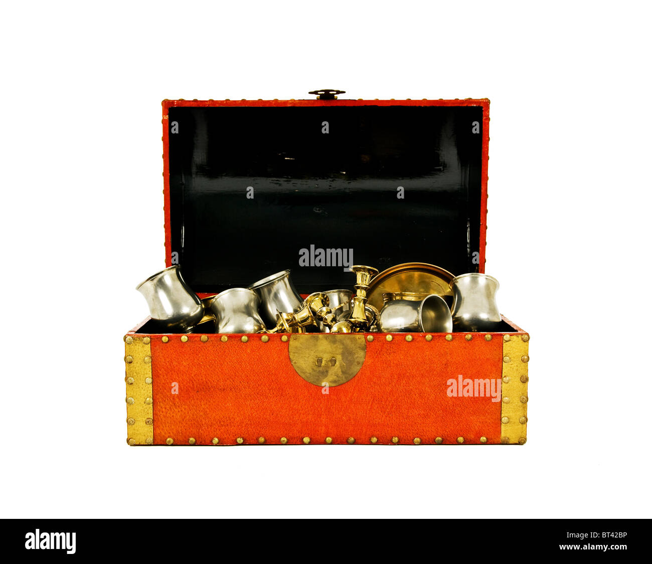 Gold Treasure Chest Golden Stock Photos & Gold Treasure Chest Golden ...