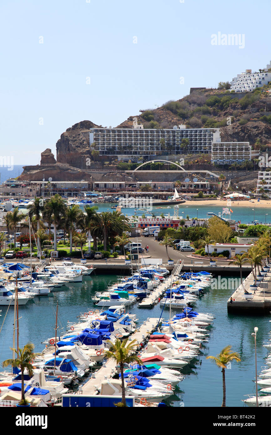 Canary Islands, Gran Canaria, Puerto Rico, Marina Stock Photo - Alamy