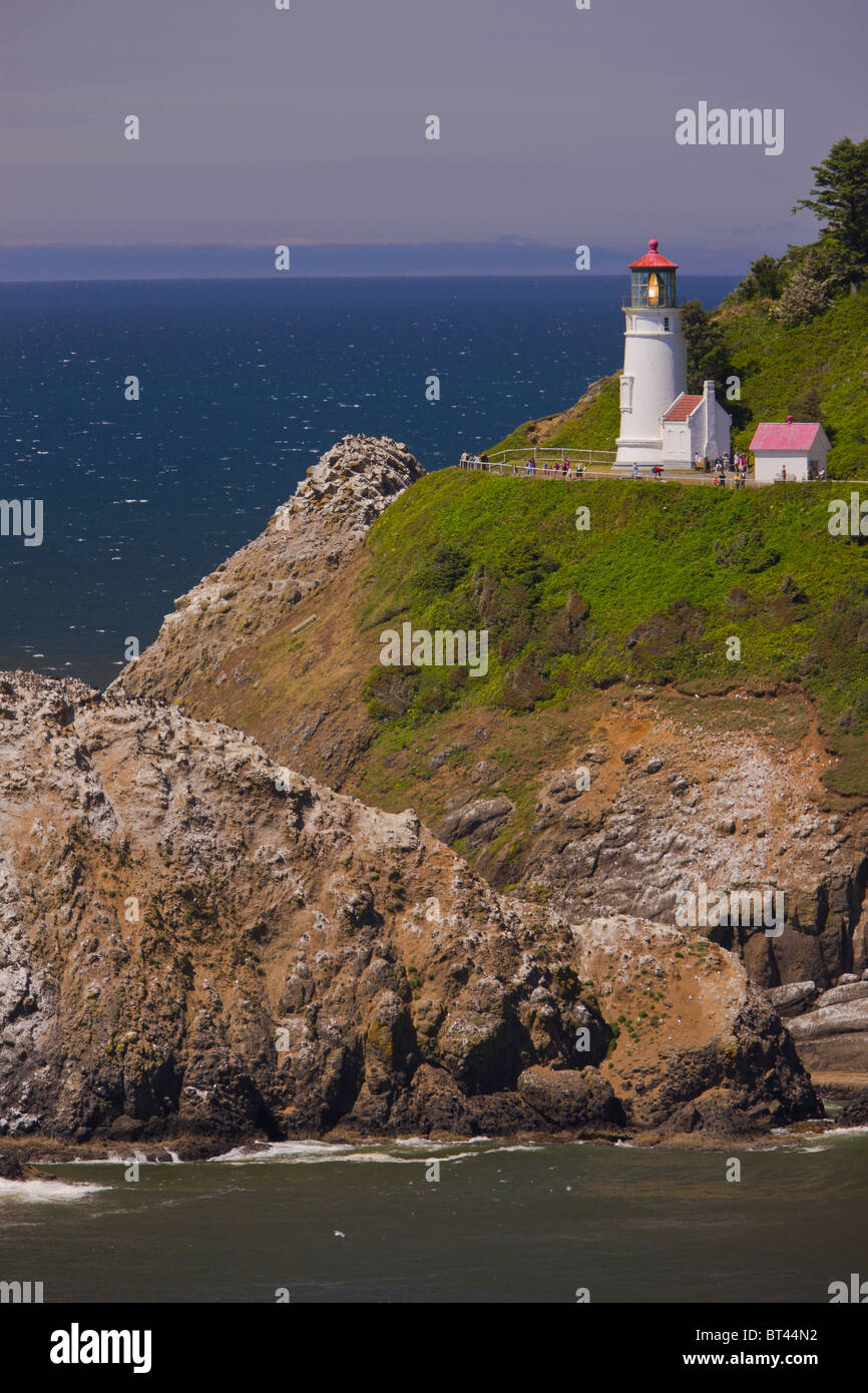 HECETA HEAD, OREGON, USA - Heceta Head lighthouse on Oregon coast Stock ...