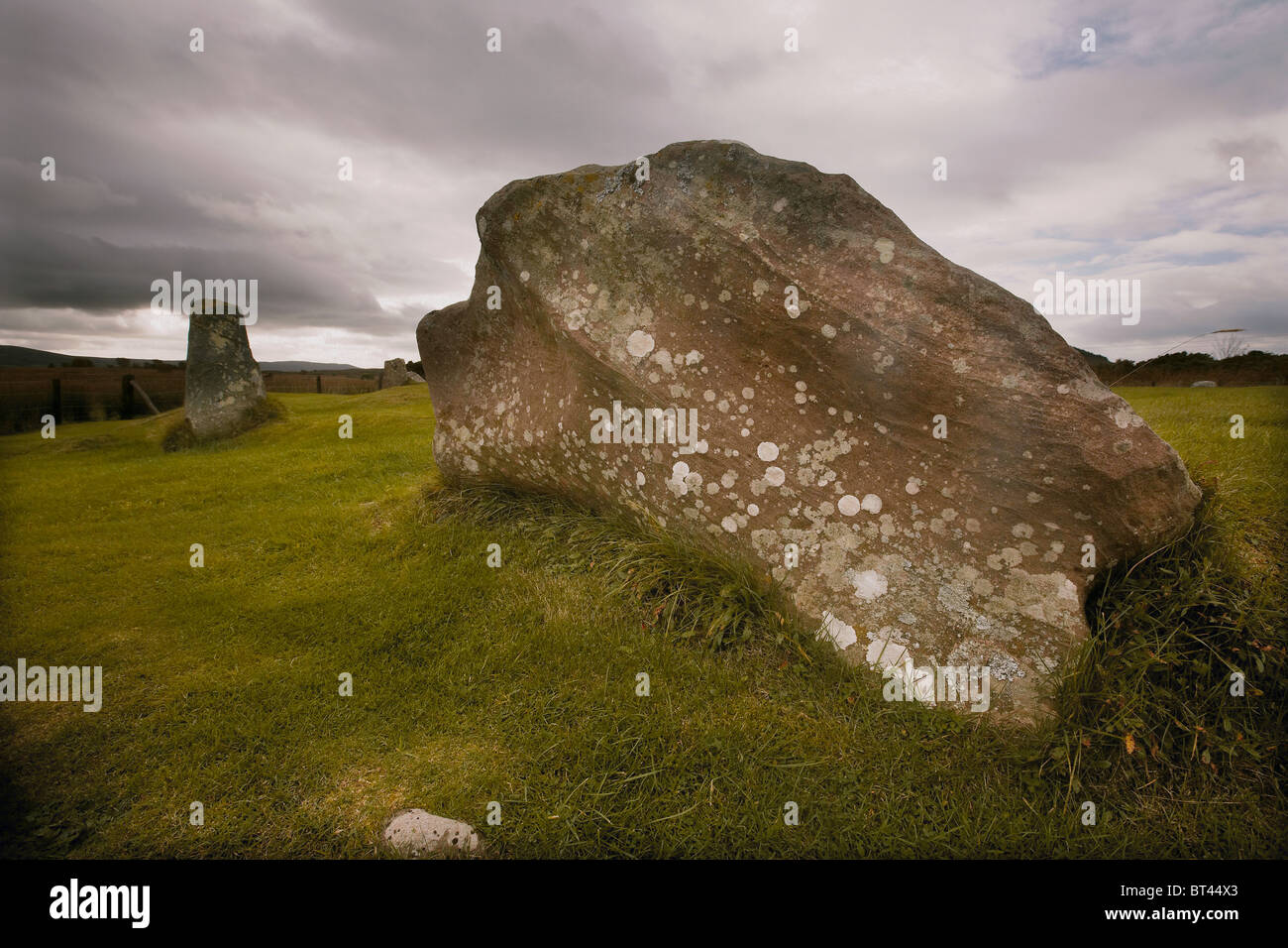 The Moss Farm Road standing stones and buriel cairn, Machrie, Isle of ...