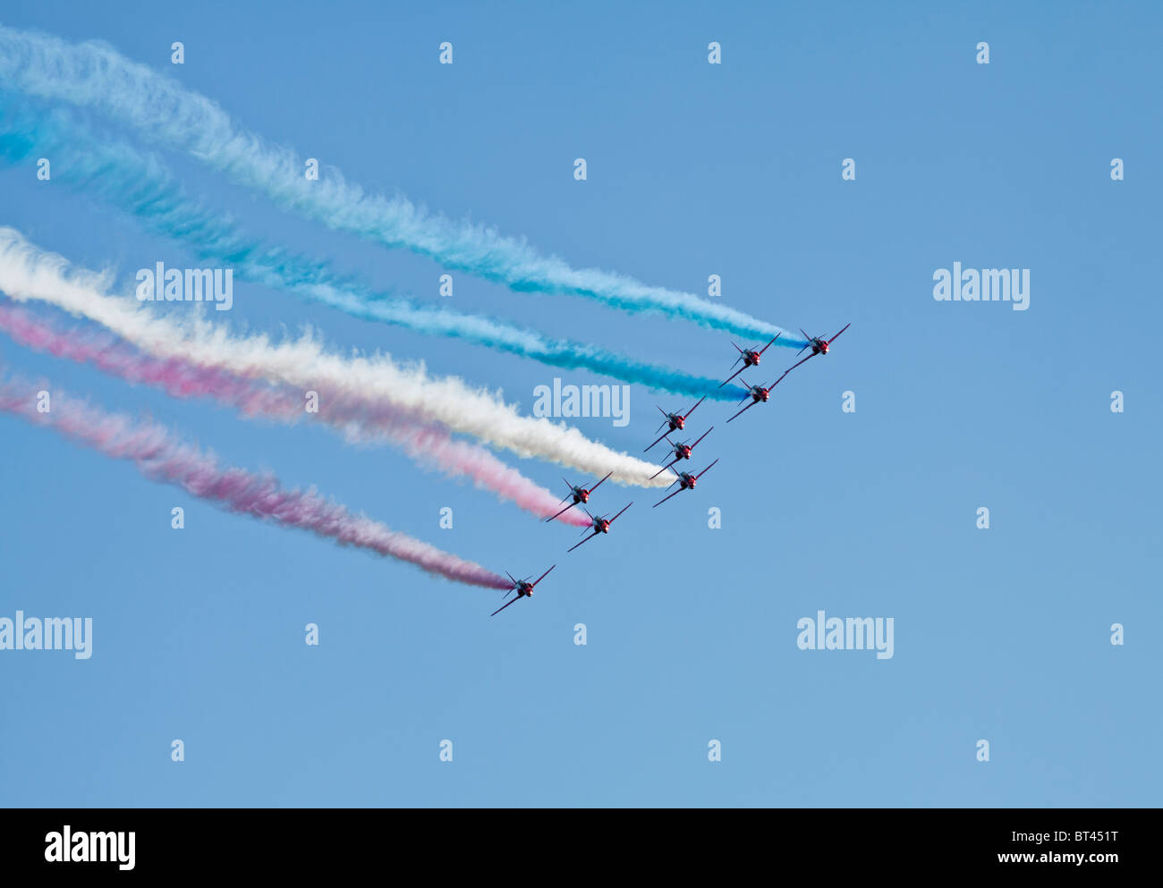 Red arrows raf air display team hi-res stock photography and images - Alamy